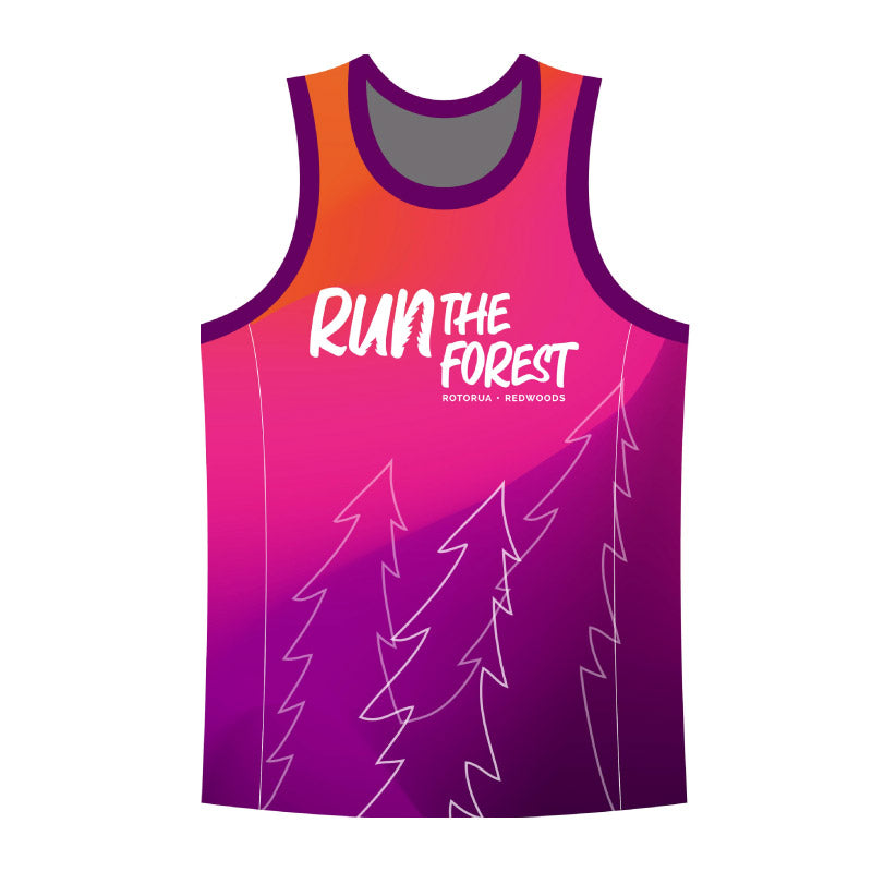 RTF Womens Singlet (forest) – Event Gear by Nduro Events